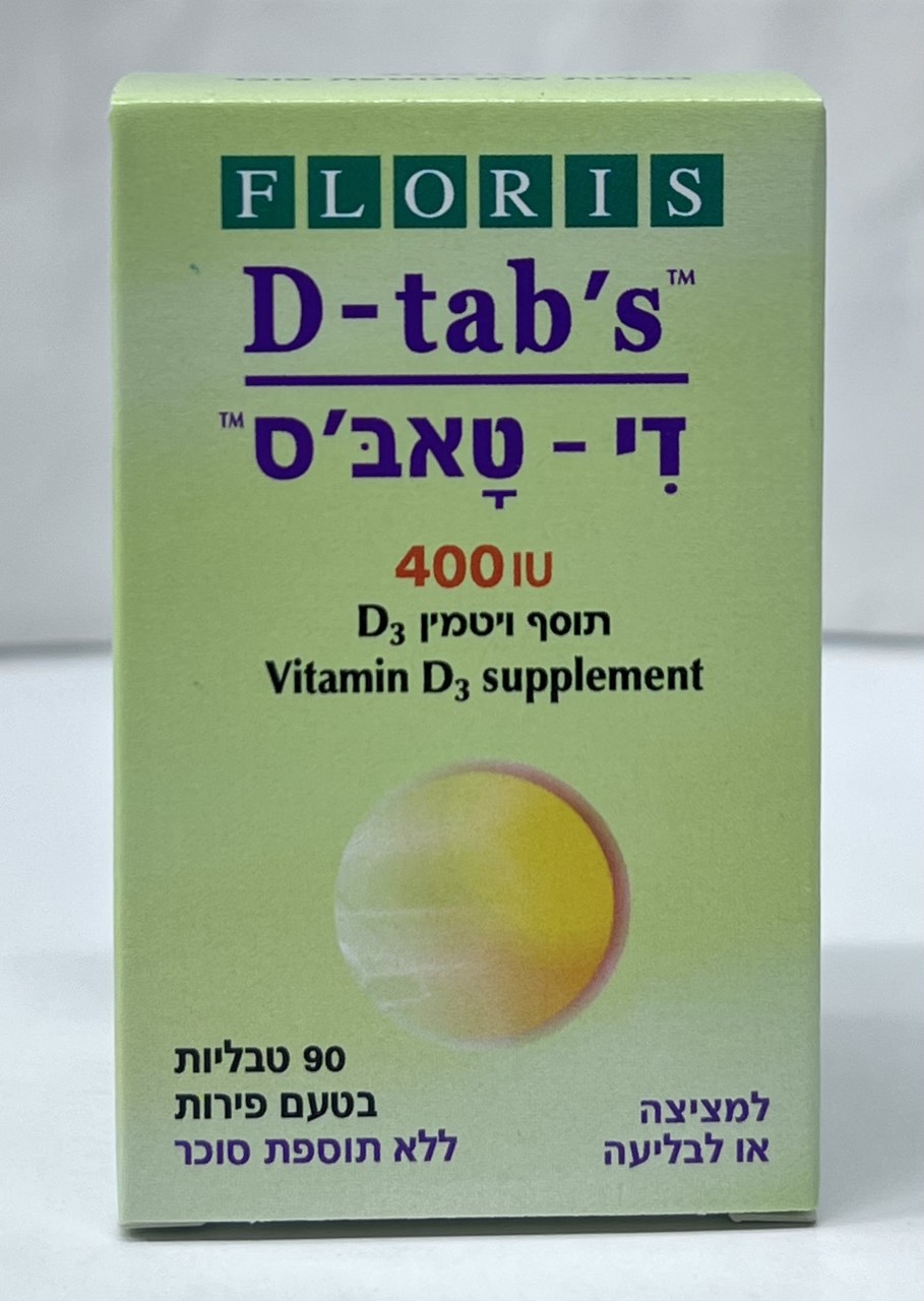 קריזמה פארם | D- TAB'S 400 | טבע ודרמו קומסמטיקה